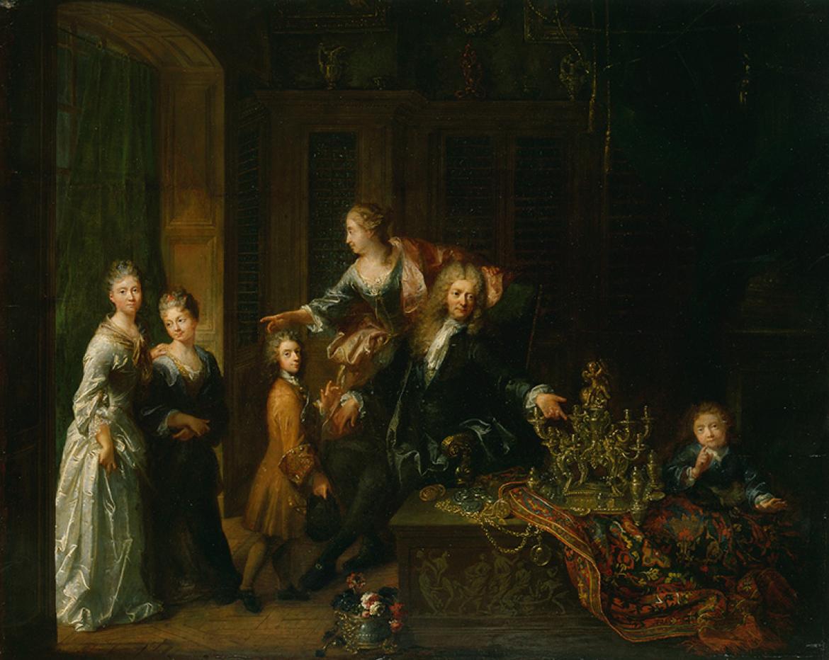 Portrait de l'orfèvre Nicolas de Launay et de sa famille | Musée des ...